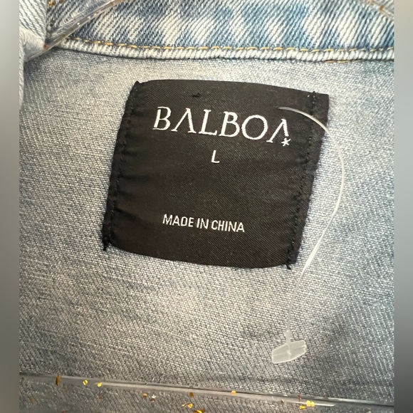 Balboa | Jackets & Coats | Balboa Jeweled Denim Jacket Nwt | Poshmark